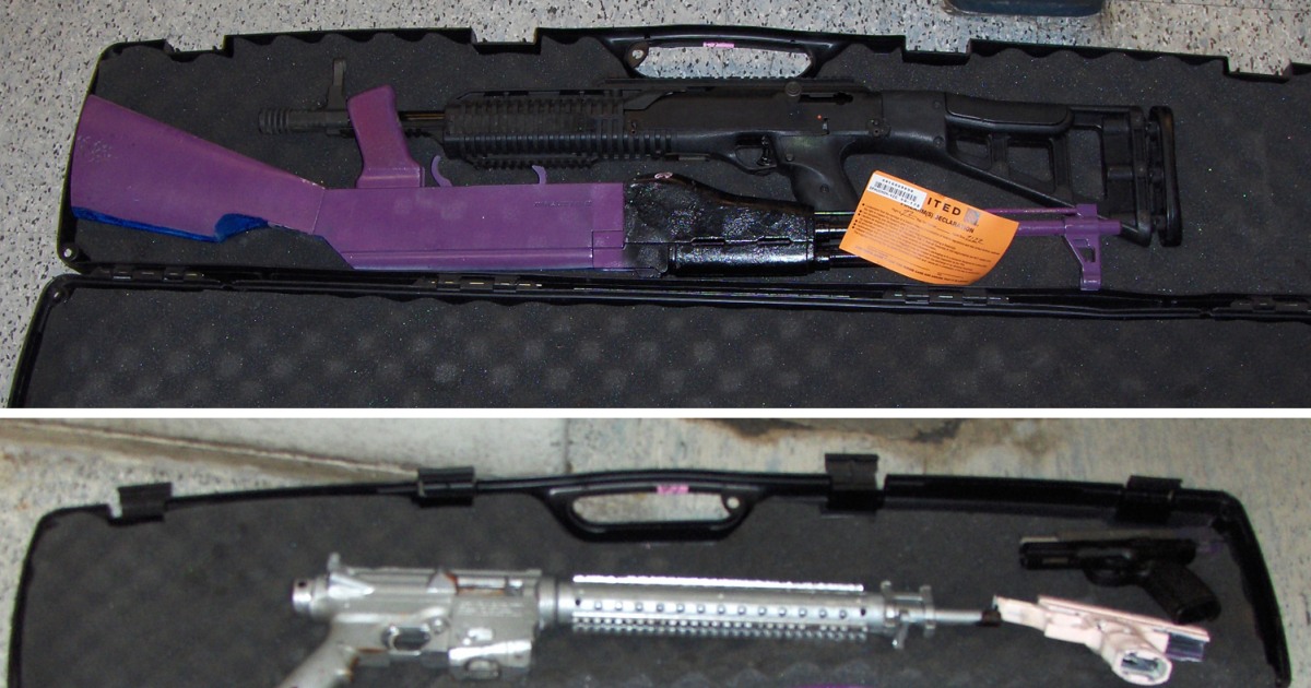 Man arrested with two handguns, defaced rifles at JFK airport: police