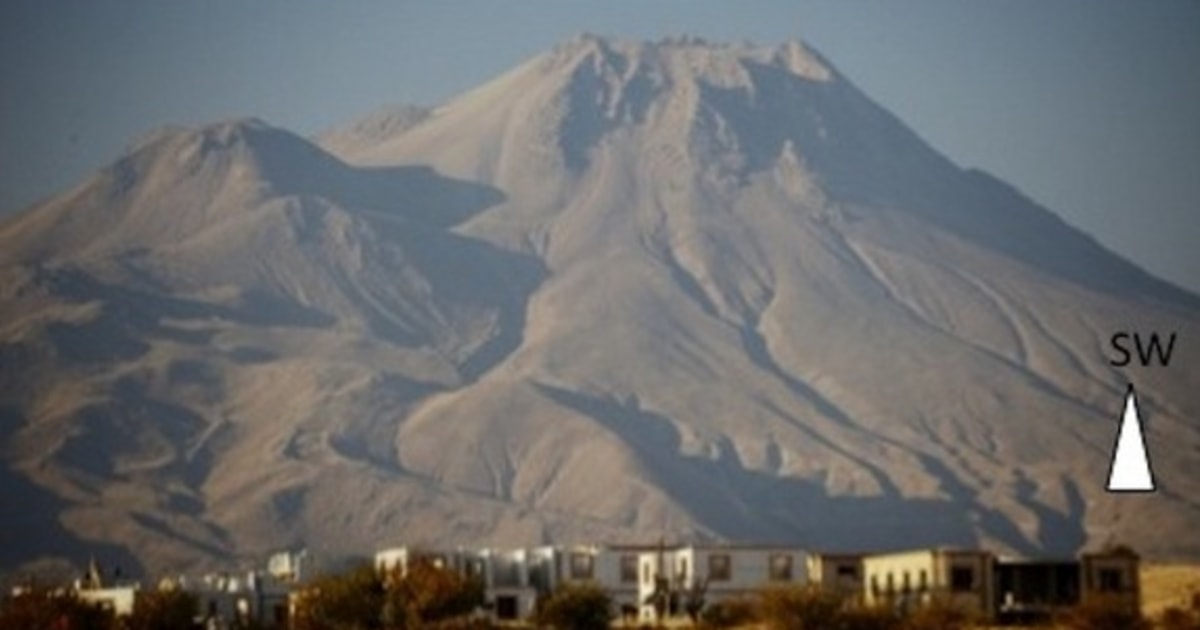 9,000-year-old painting of volcano linked to a real eruption