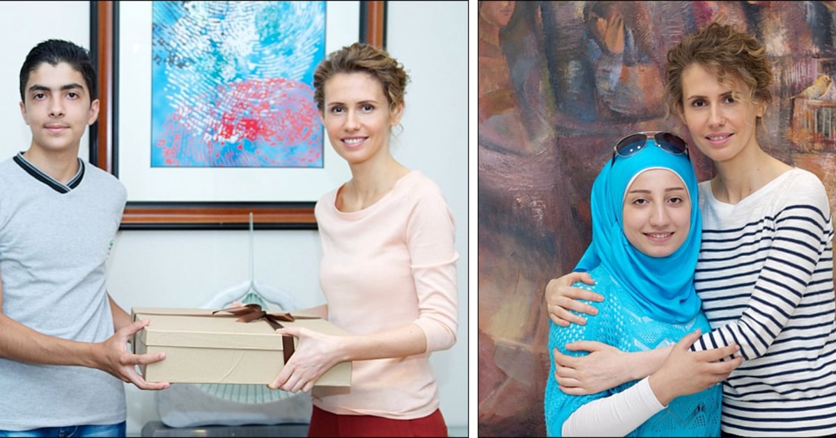 On Instagram, business as usual for Syrian first lady