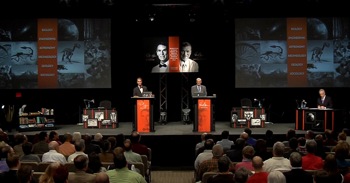 Science Guy and Genesis Guy clash in evolution debate
