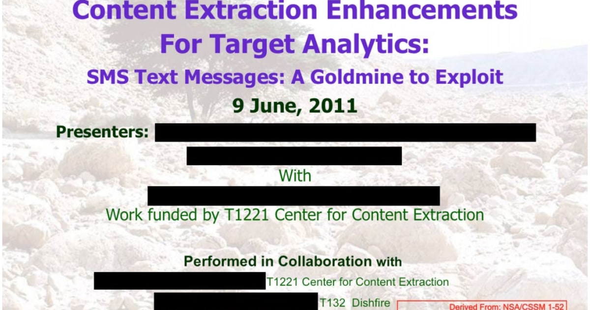 Hundreds of millions of texts snooped daily by NSA: Latest leak