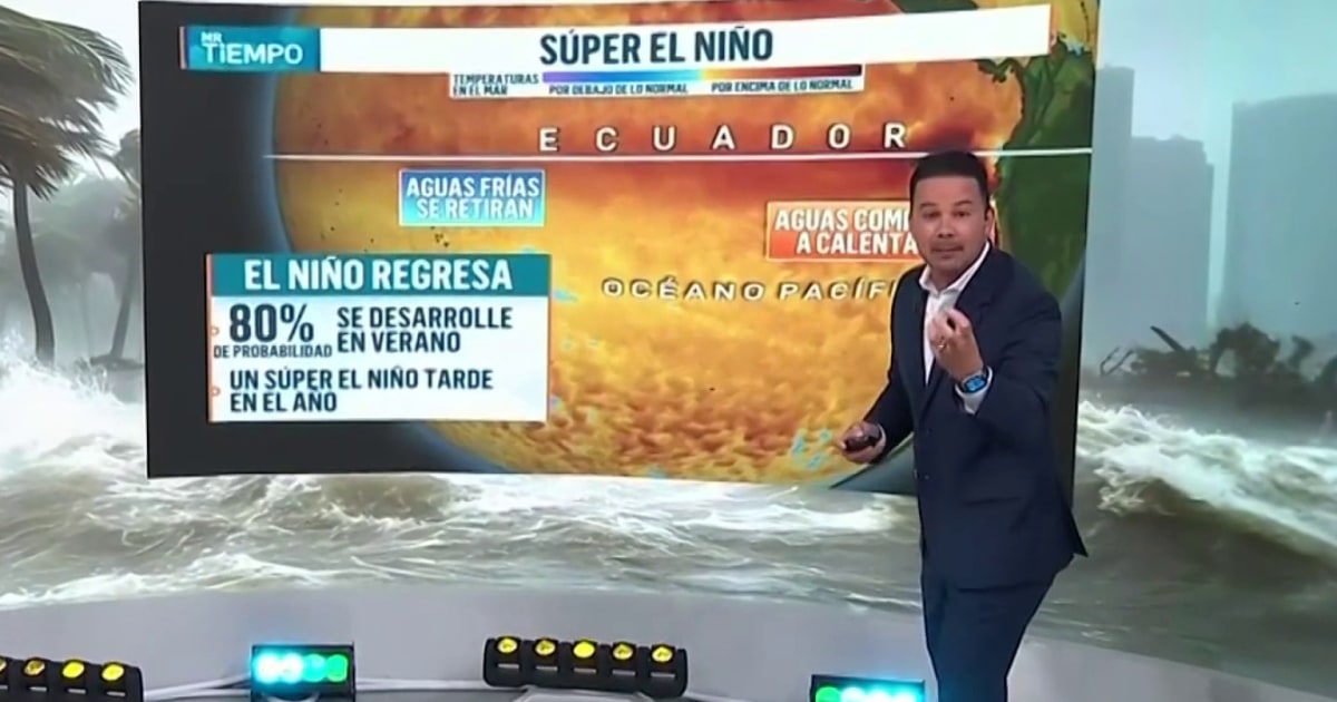 Nuestro meteorólogo explica qué es 'El Súper Niño' o 'Niño Godzilla'