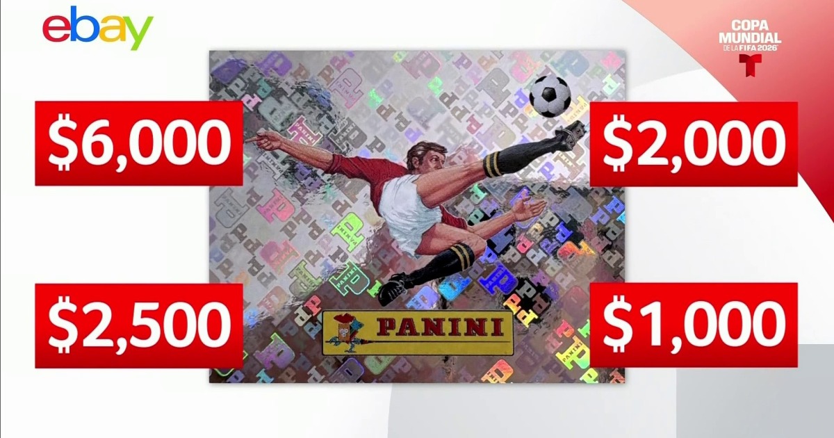 Una estampilla del álbum Panini se cotiza hasta en $10,000 y no es la ...