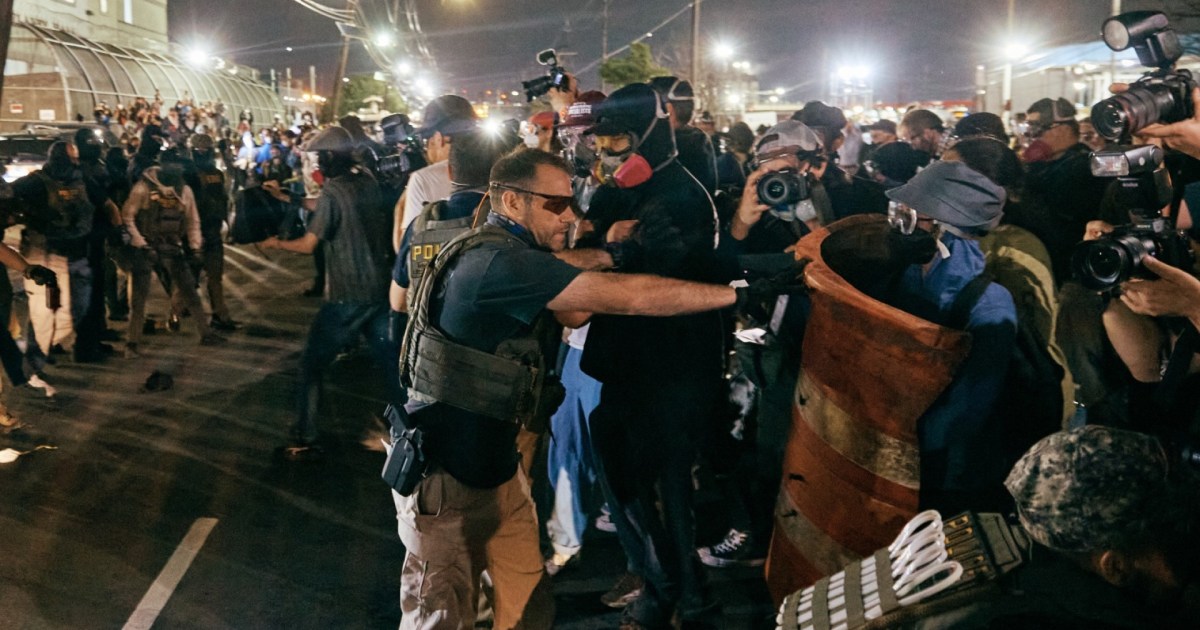 Se prolonga el caos a las afueras del centro de ICE en Nueva Jersey por ...