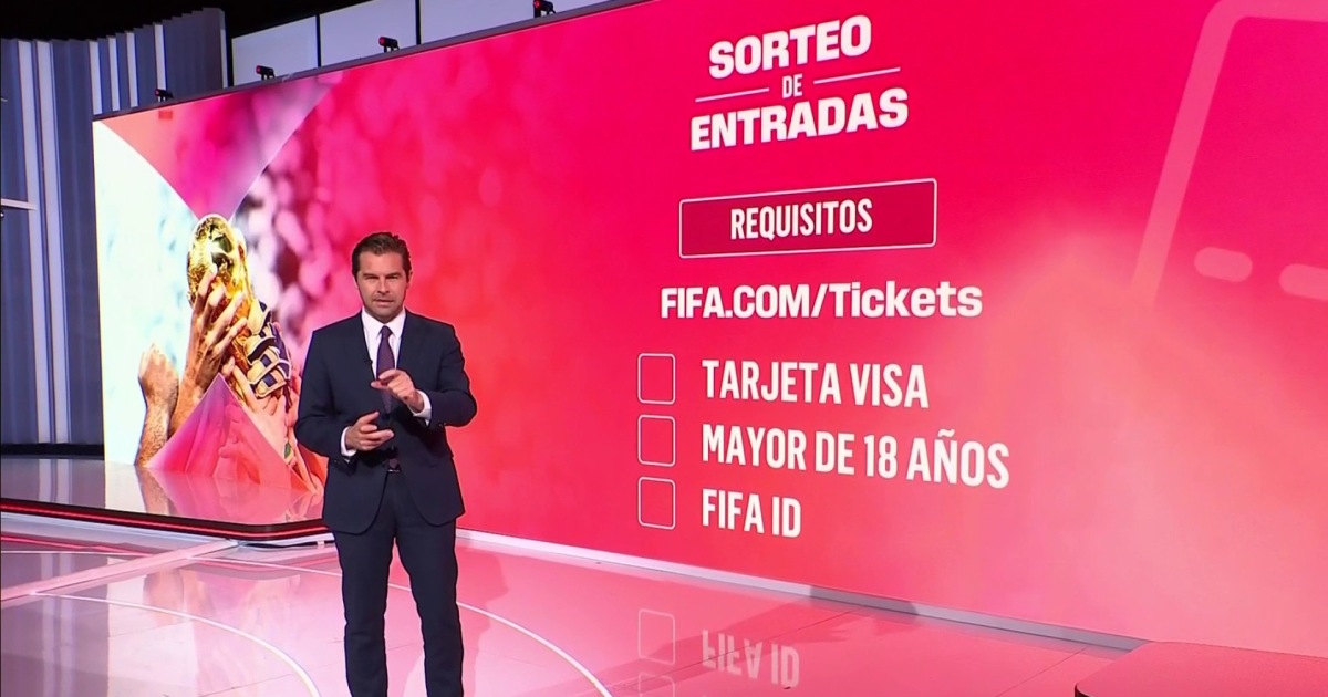 Así puede inscribirse en el sorteo para boletos a la Copa Mundial de la ...