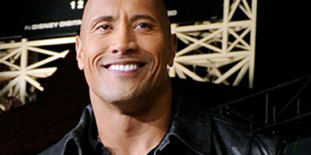 dwayne johnson pointing