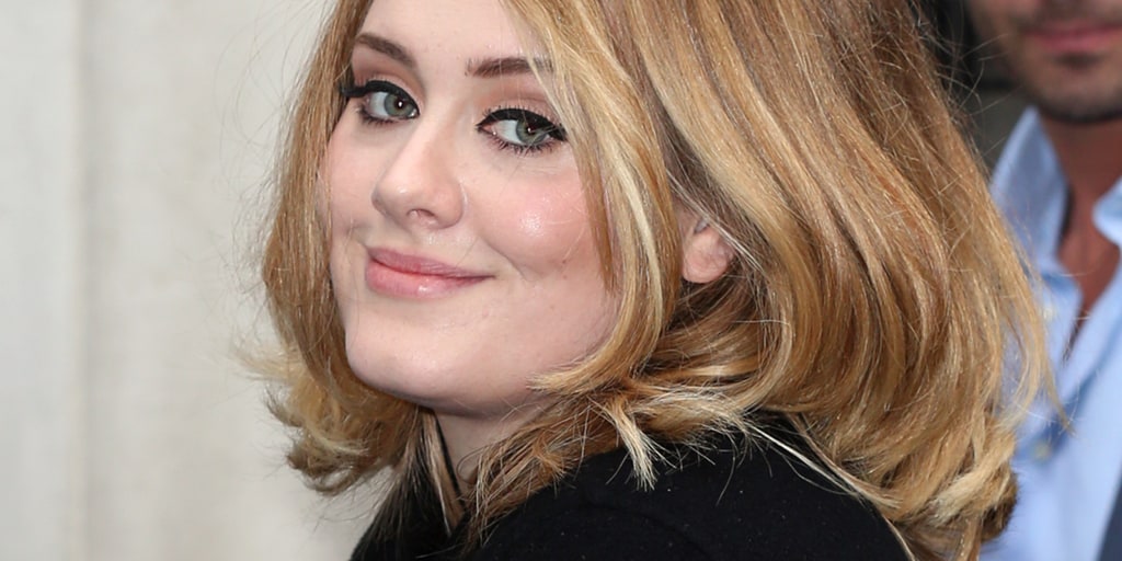 adele pregnancy beard
