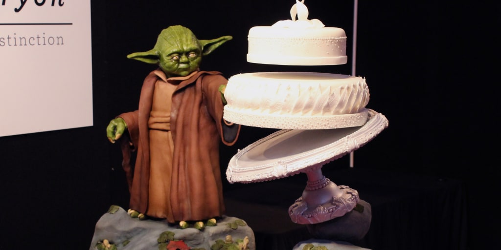 star wars cake stand