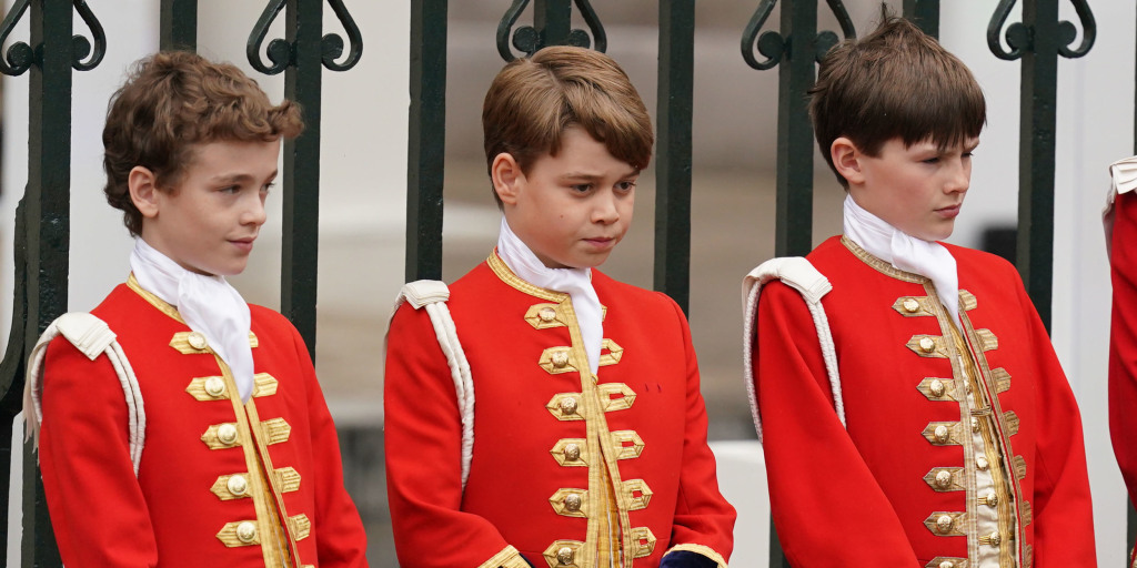 Prince George Makes History As Official Page Boy During King Charles