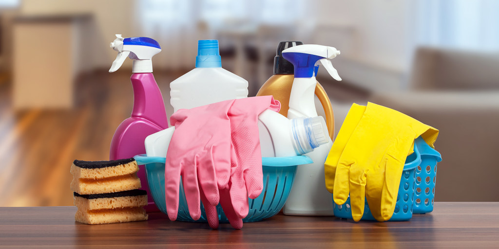 spring cleaning house