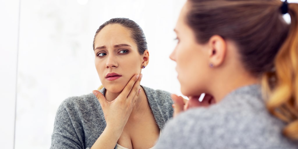 cortisol effects on face