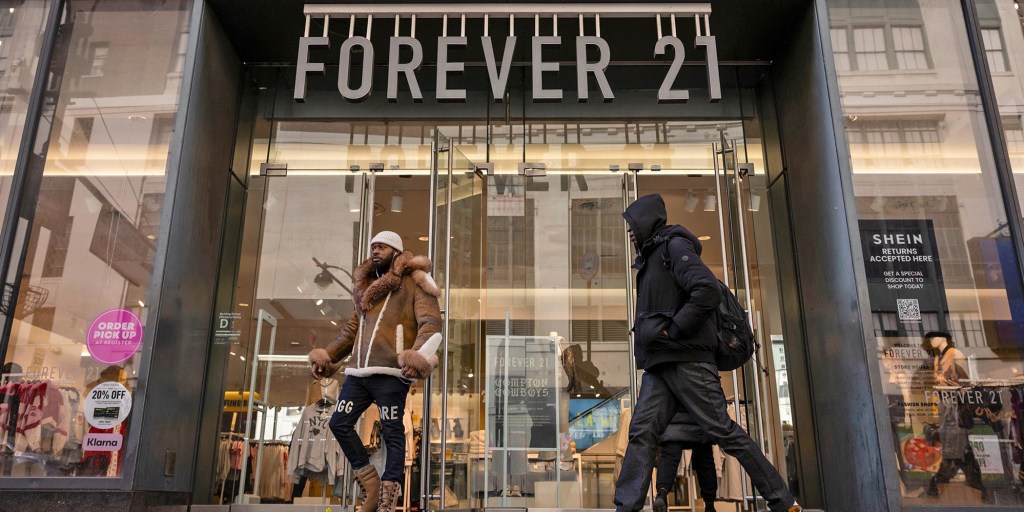 forever 21 administration