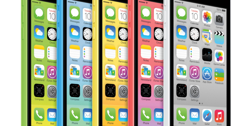 iphone 5c different colors