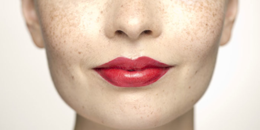 do freckles have texture