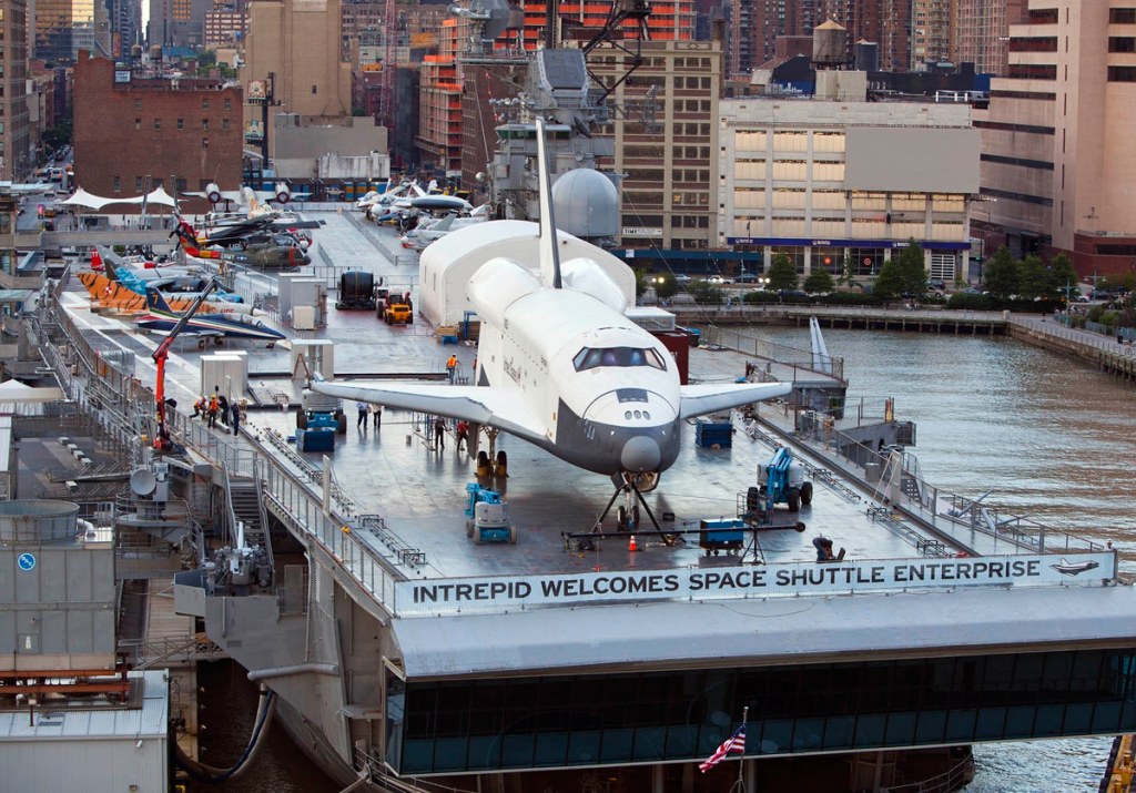 intrepid space shuttle closed