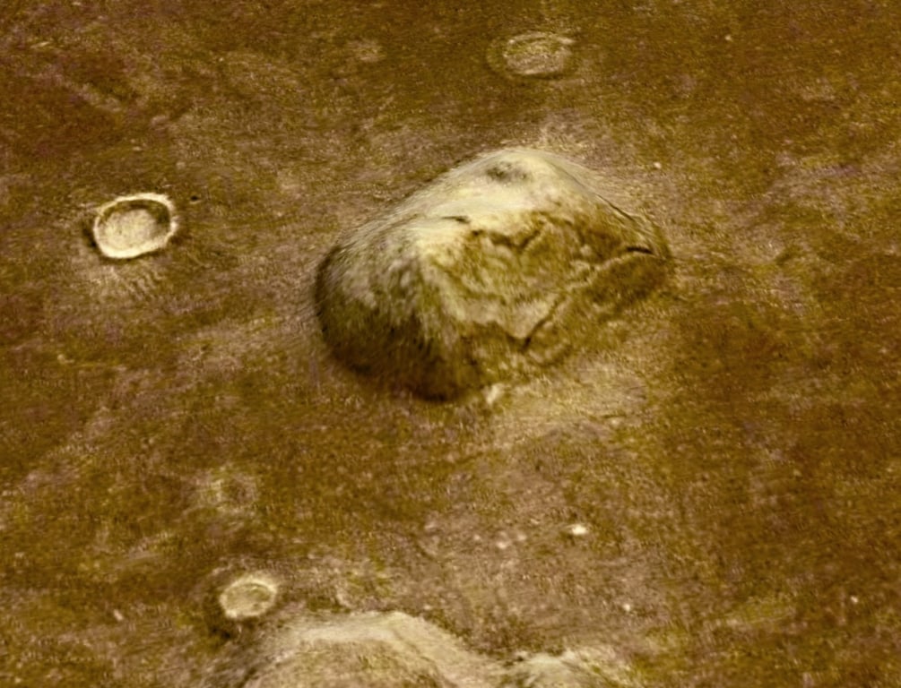face on mars high resolution