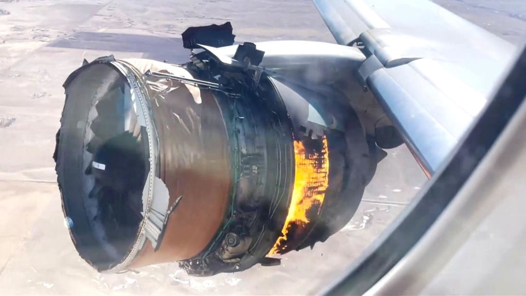 jet engine flame