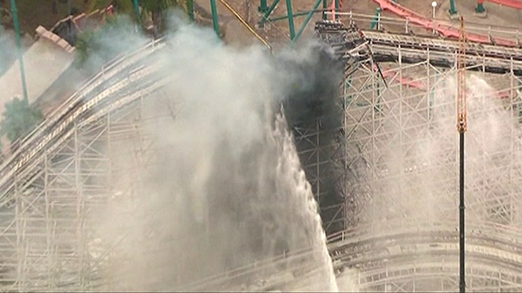 colossus six flags fire