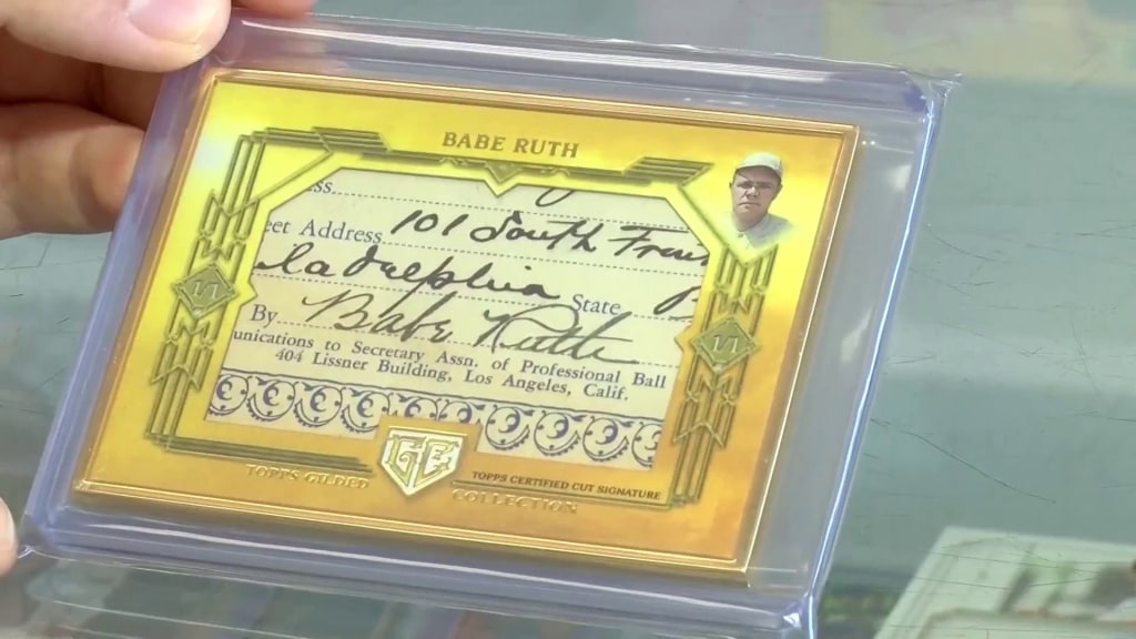 babe ruth card