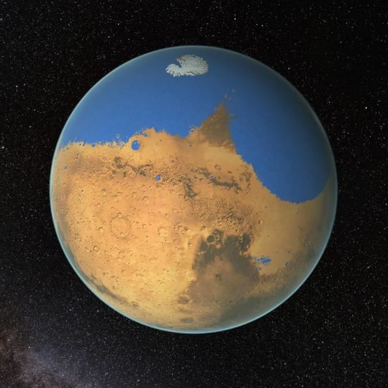 mars surface features and atmosphere