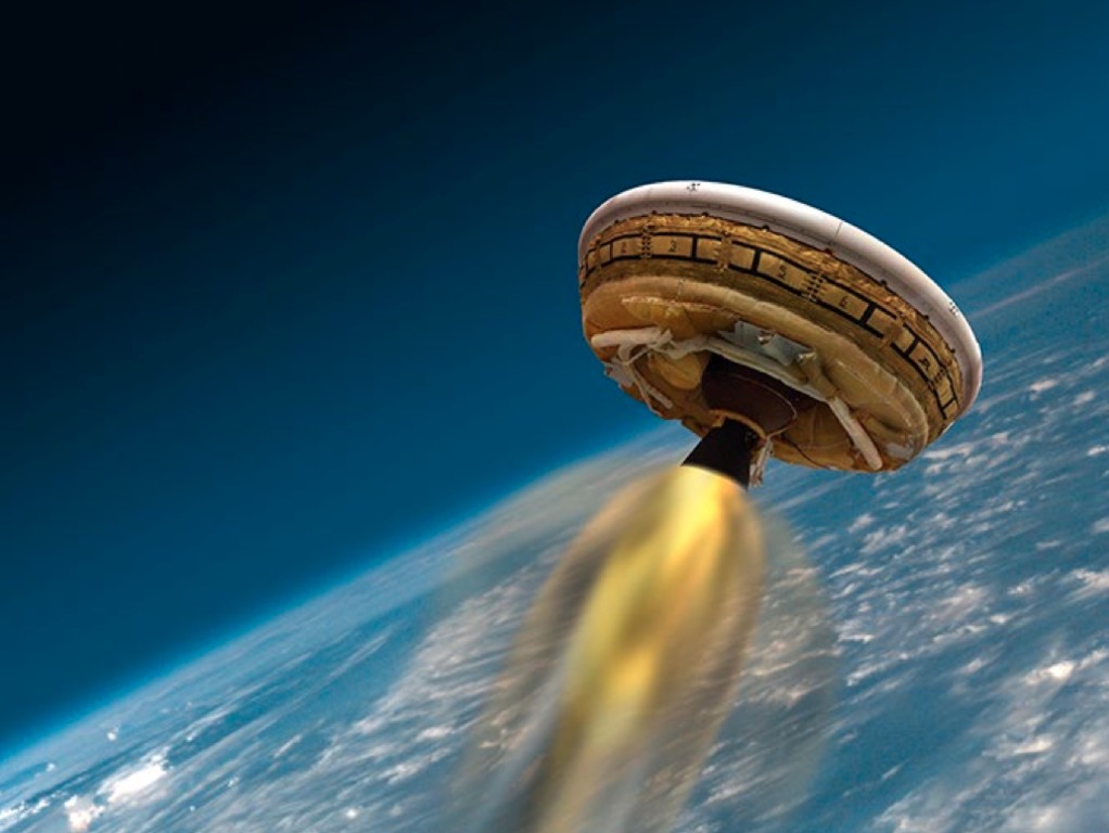 Space Saucer NASA's Flying Saucer Makes Second Voyage To The Edge Of