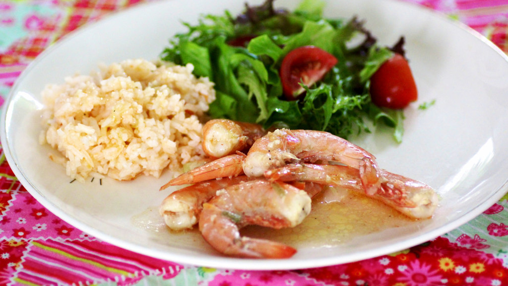 how to cook raw prawns without shell