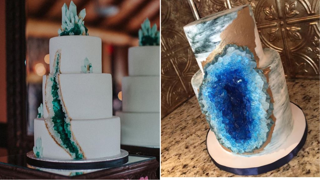 Rock Candy Wedding Cake 249 Rock Cakes Stock Photos Free