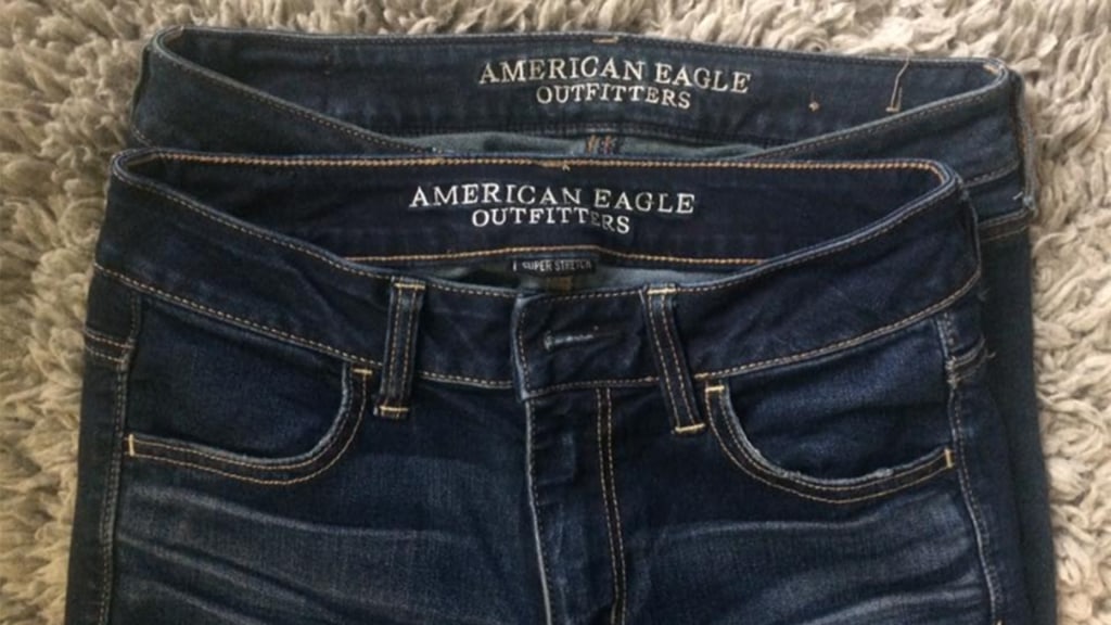 Entlasten Installieren Bei en Eagle Denim Jeans Verbrecher Arm Genau