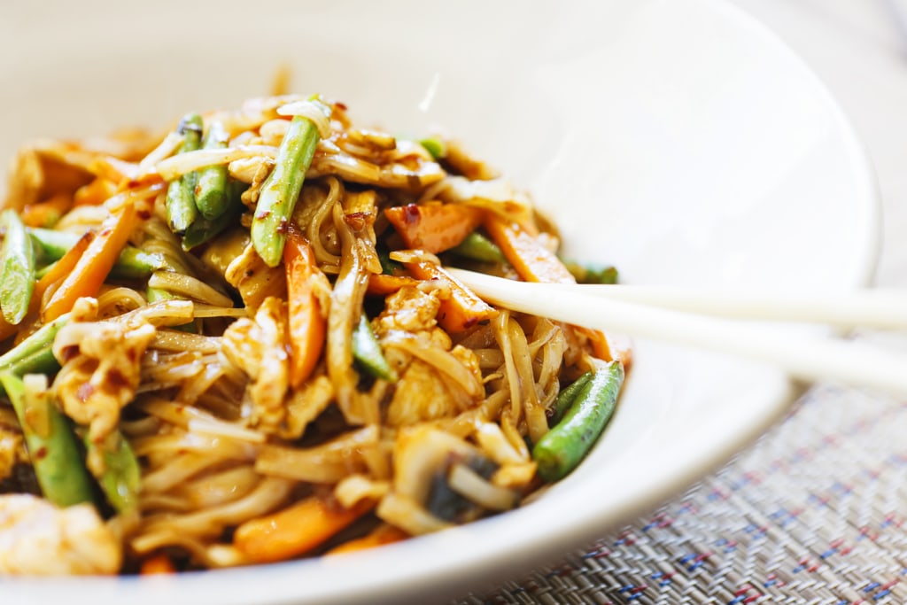 Stir Fry Food Station What Is The White Crunchy Vegetable In Stir Fry