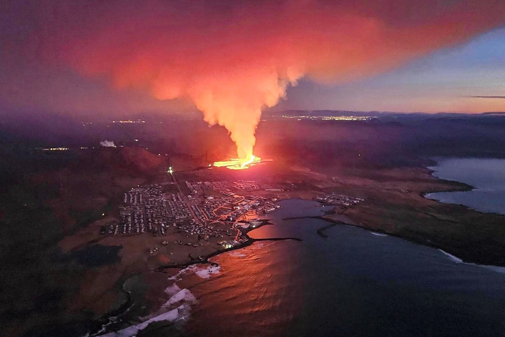 Lava Destroys Buildings Hawaii Volcano: Aerial Views Show Slow Moving