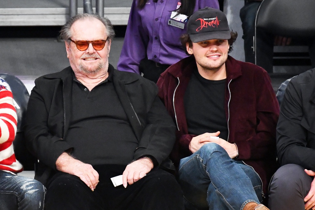 Jack Nicholson Pictured With His Lookalike Son Ray Hello