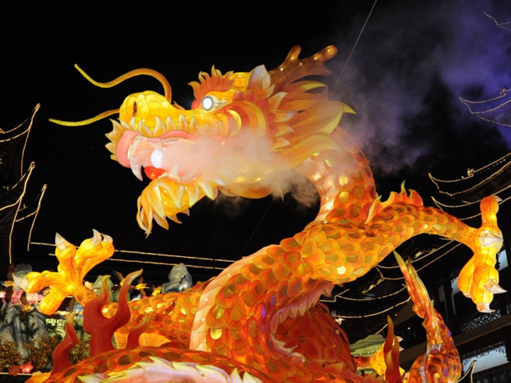 oriental dragon firework
