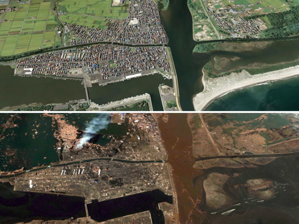 Japan Before And After 10 Years Since Fukushima Nuclear Disaster