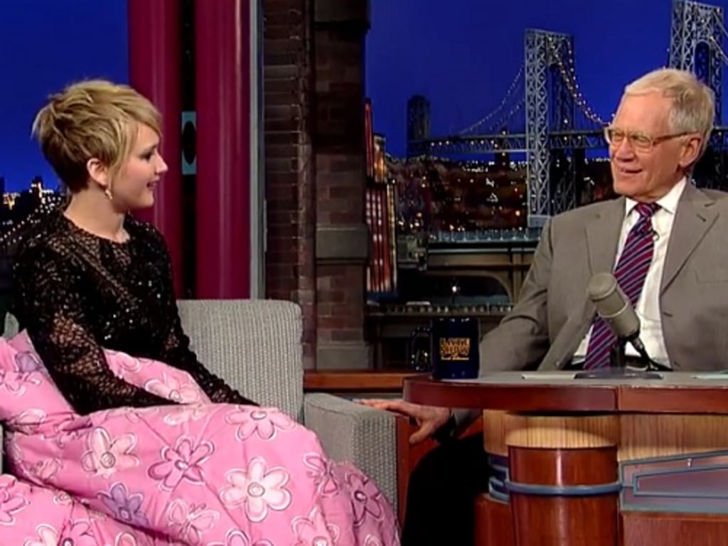 jennifer lawrence david letterman sub ita
