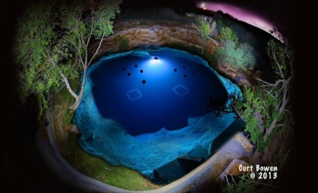 blue hole caverns