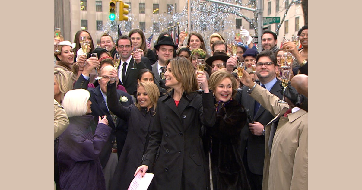 Here’s to TODAY! Anchors toast staff