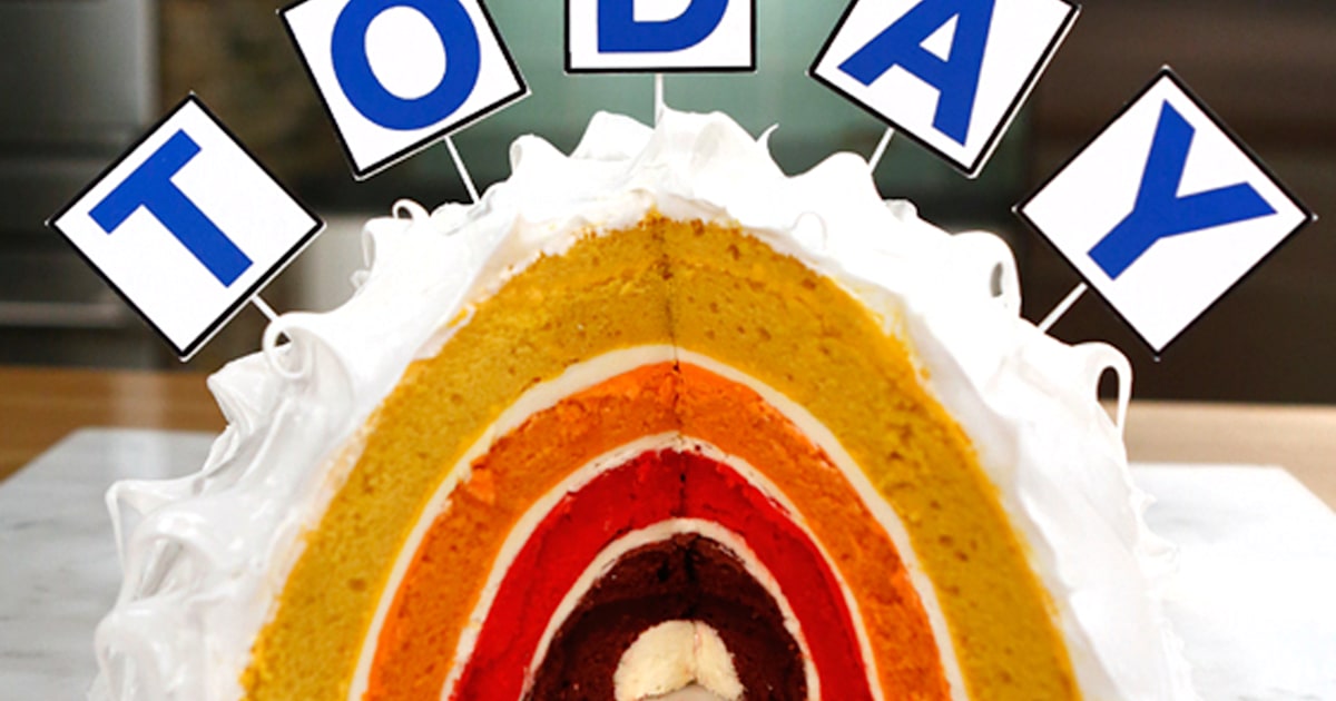 Make a TODAY Sunrise Cake! Help us party for 100K on Pinterest