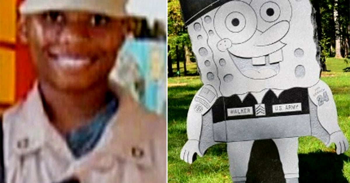 Parents of slain vet in dispute over SpongeBob Squarepants gravestone