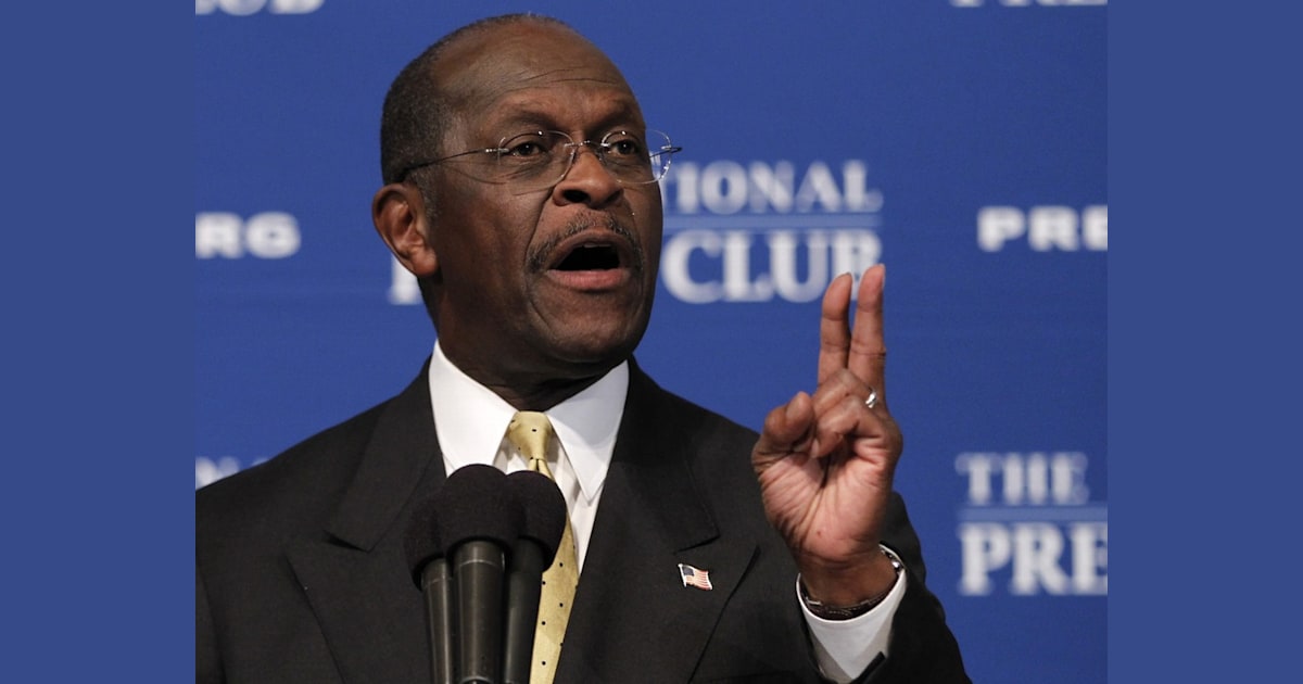 Cain changes story on harassment claims