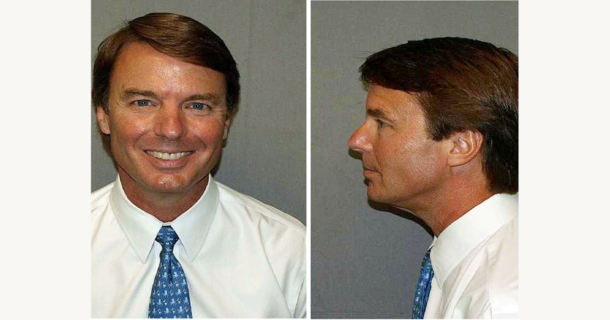 All smiles for John Edwards in mug shot