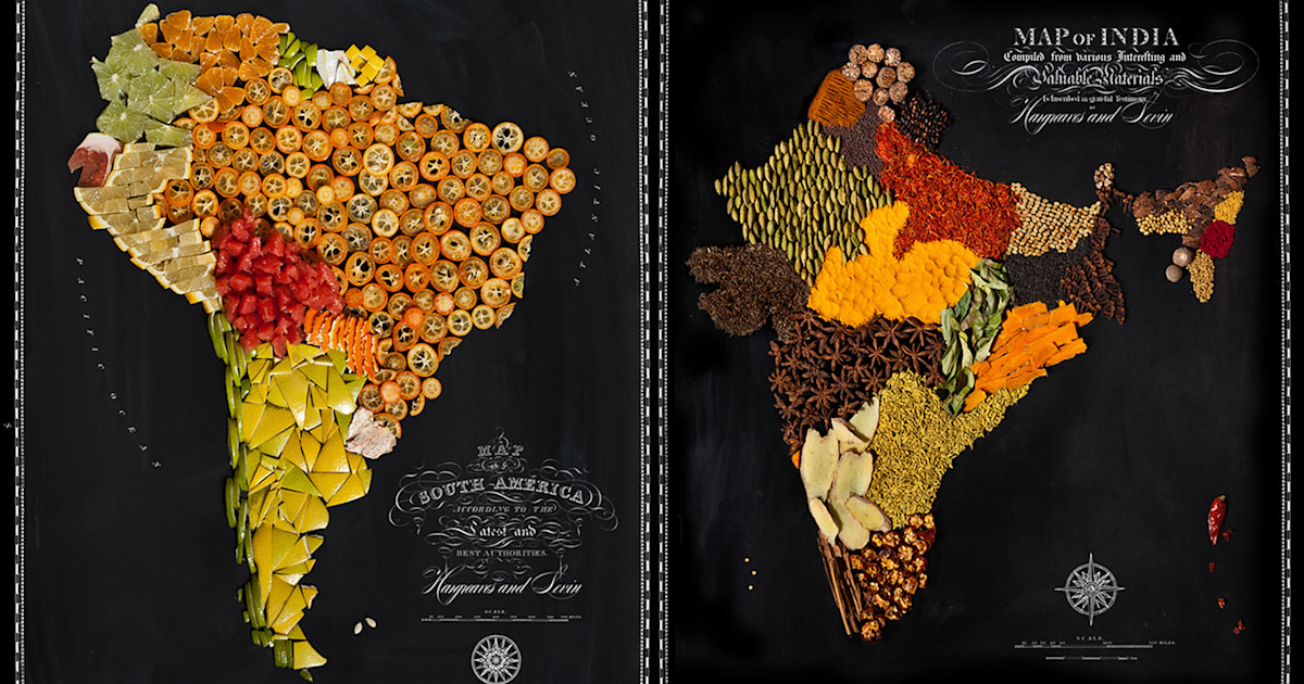 The United Nations of food: These maps are delicious enough to eat