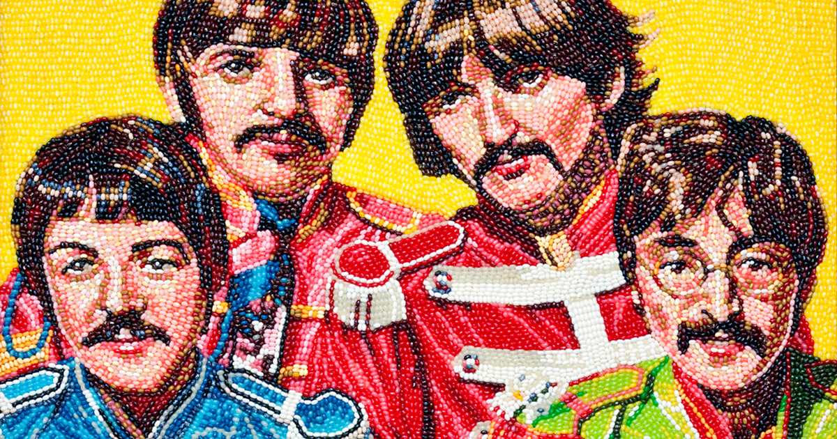 Spectacular jelly bean masterpieces
