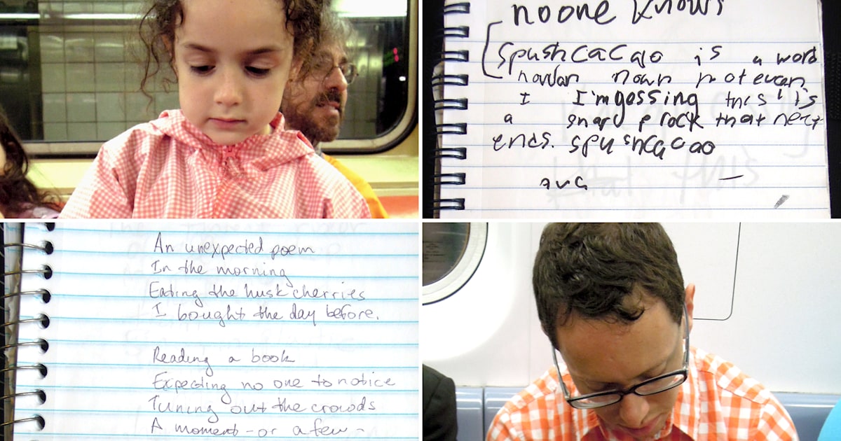 Spontaneous subway poems
