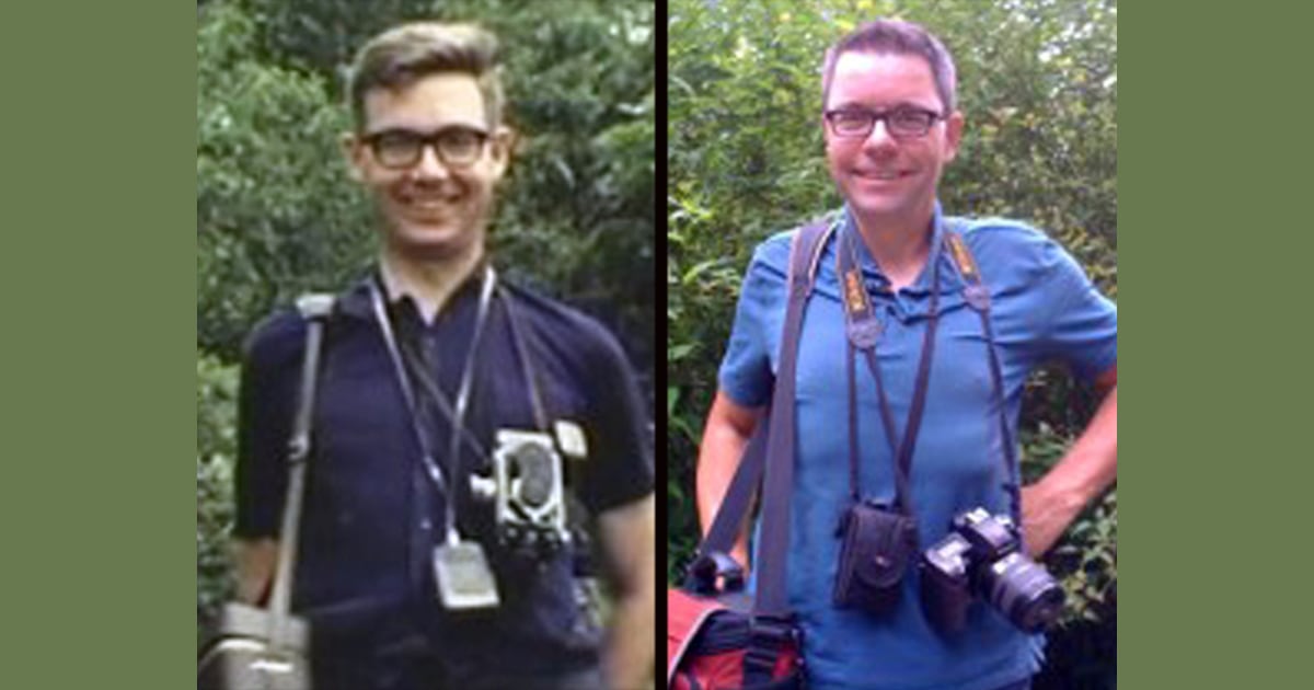 Like parent, like child: Re-creating family photos