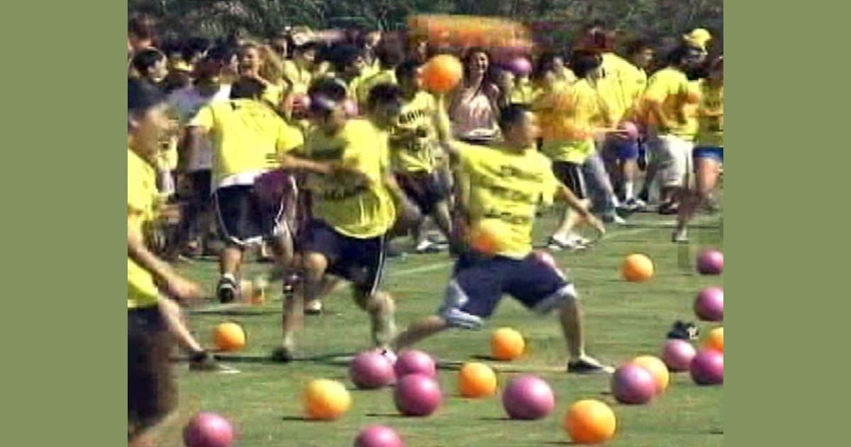 World's biggest dodgeball game