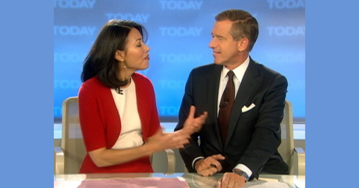 Brian Williams co-hosts TODAY!