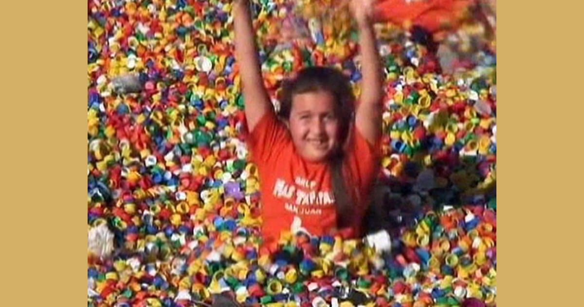 Bottle cap celebration sets world record
