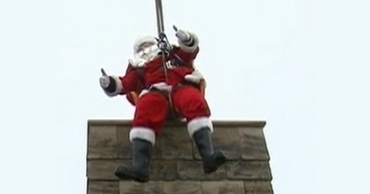 Chimney design, "perfect fit" for Santa