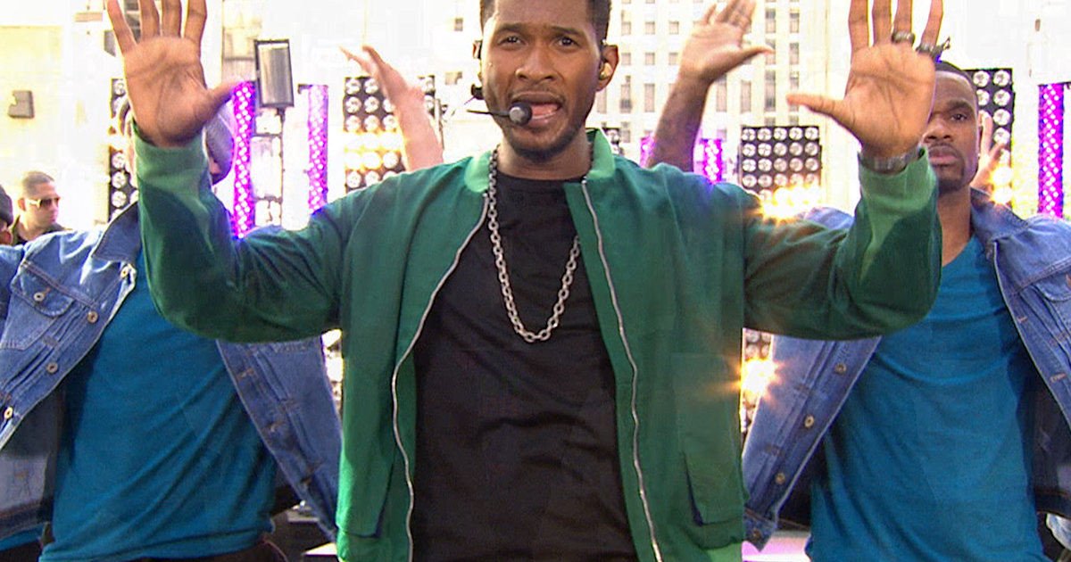 Usher rocks the plaza, ‘Without You’