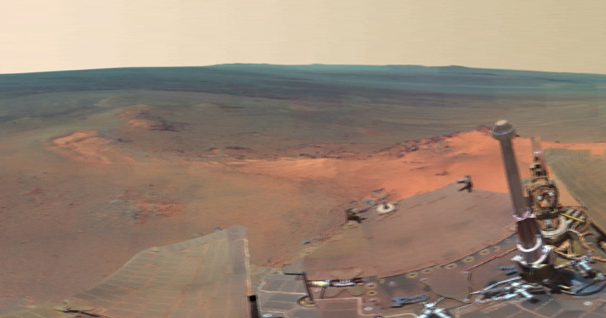 Rover sends back images of Martian winter